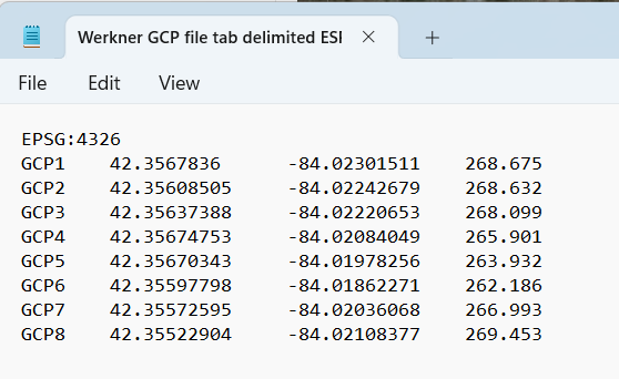 GCP file in EPSG:4326 loads, but in Antarctica - im in Michigan USA - WebODM - OpenDroneMap ...